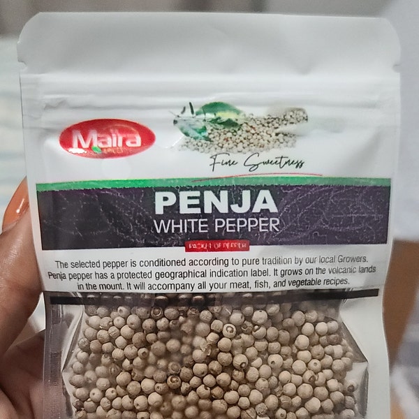 Penja Ground White Pepper (poivre Blanc Moulu De Penja) 100g-250g - Etsy