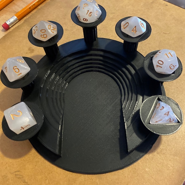 Dice and Miniature Display & Dice Tray - Dice Colosseum - Etsy