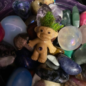 Mini Angel Aura Quartz Troll Crystal Troll Crystal Decor - Etsy