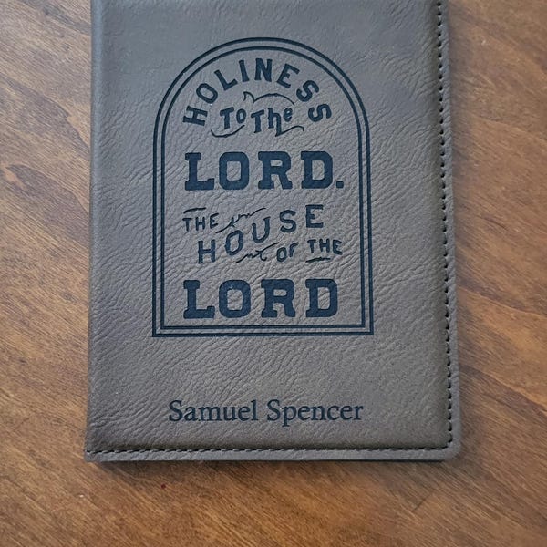 Personalized LDS Youth Theme Temple Recommend and Temple Ordinance Card ...