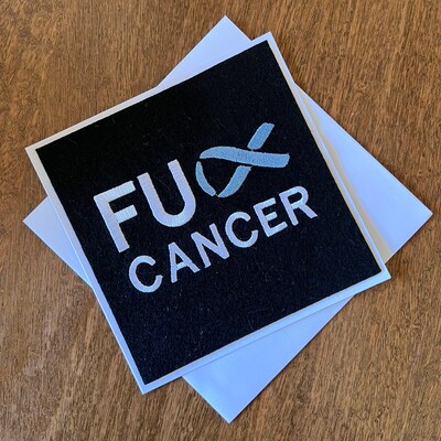 FU Cancer Awareness Ribbon Embroidery Design in 4 Sizes - Etsy