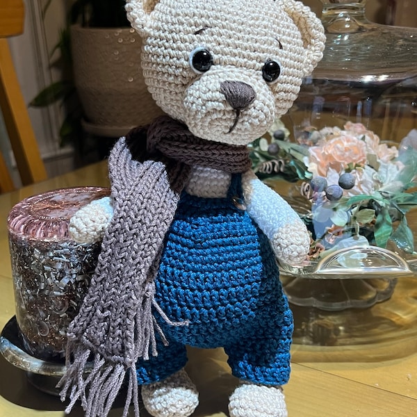 Crochet Bear Pattern in Eng/es/de/fr. Easter Crochet Pattern. Cute ...