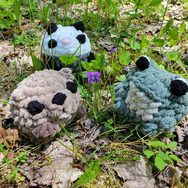 Little Critters No Sew Burrow Buddies Crochet Pattern 7 Pack (toad ...