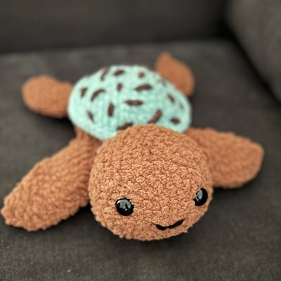 Large Crochet Turtle Pattern Amigurumi PDF - Etsy