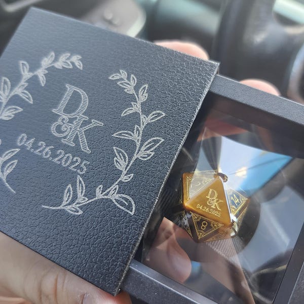 Stained DND Dice Set, Rainbow Glass Sharp Edge D&D Dice Set, Dungeons ...