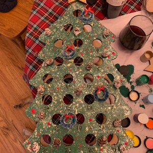 Christmas Tree Wine Advent Calendar KIT wine Bottle - Etsy Canada