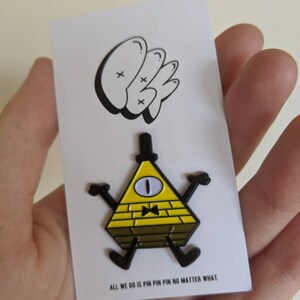 Bill Cipher Soft Enamel Pin - Etsy