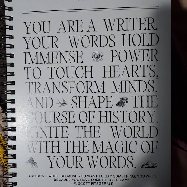 Personalized Writer's Notebook: Motivational Journal, Author Gift ...
