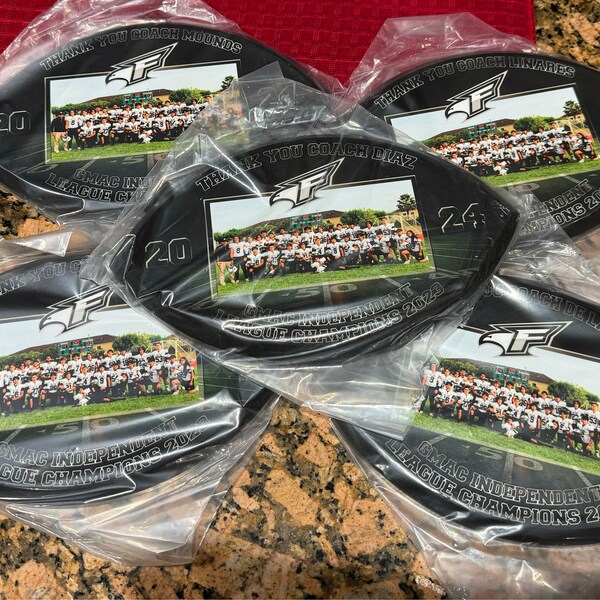Personalized Football Shape Plaque. Makes for Great Team Gifts, Senior ...