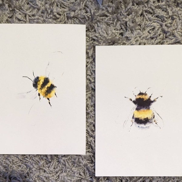 Set of 3 Bumblebee Bookmarks, Book Lovers Gift, Vintage Bookmark, Bee ...