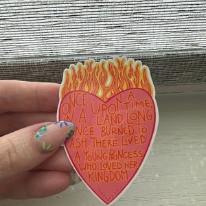 Divine Rivals Typewriter Waterproof Sticker - Etsy