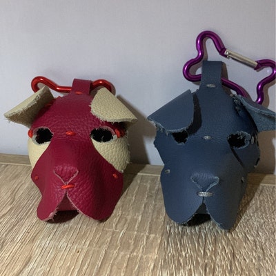 Leather Dragon Keychain Pattern Template Pattern PDF Pattern Key ...