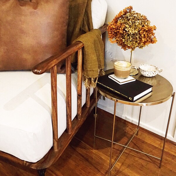 Atlantic Blue Velvet & Natural Linen Pillow Cover, Blue Cushion, Velvet ...