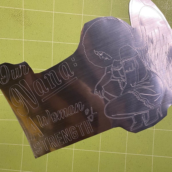Afro Black Angel SVG Woman Goddess Wings Fairy Melanin Fly Lady Nubian ...