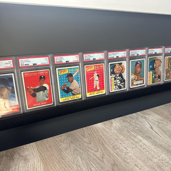 BEAUTIFUL Card Shelves Perfect Shelf for Any Kind of Collectible Card ...