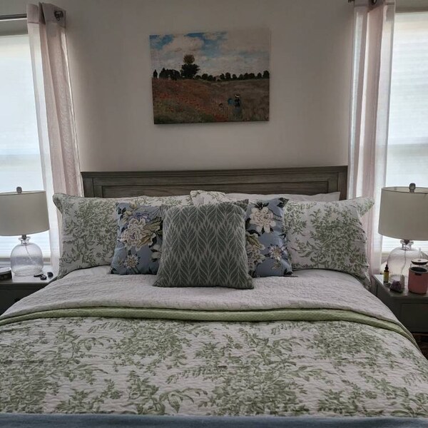 Claude Monet : Poppy Field (argenteuil) (1814) Canvas Gallery Wrapped ...