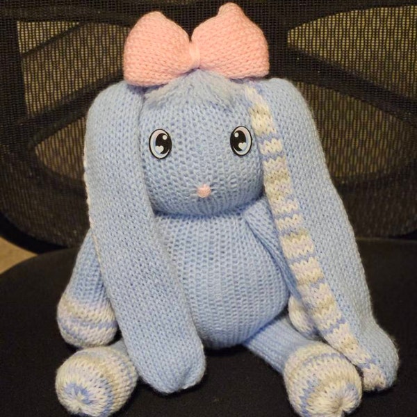 Lop Eared Bunny - Circular Knitting Machine Pdf Pattern - Sentro Addi ...