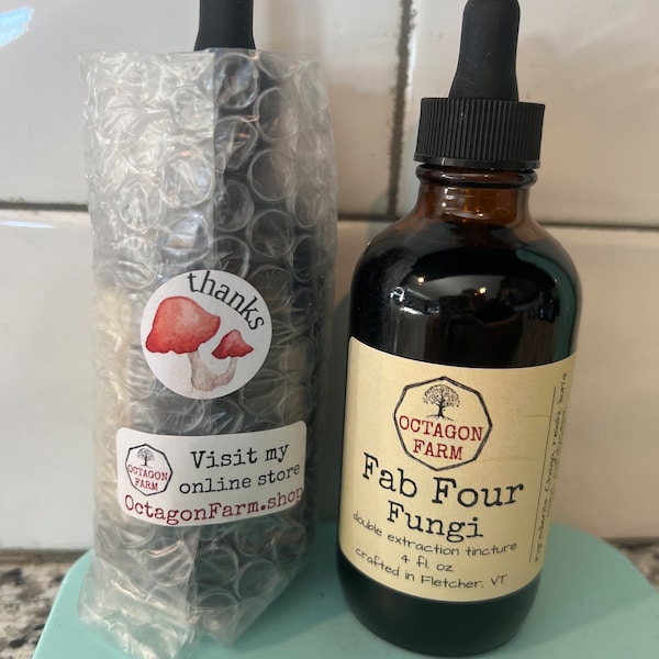 Turkey Tail Tincture Double Extraction Mushroom Herbal Natural ...