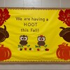 Fall Bulletin Board Back to School Bulletin Board Owl Bulletin Board We ...