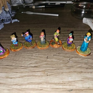 Dark Age Village Miniature Set Dnd Dungeons and Dragons Town Miniatures ...