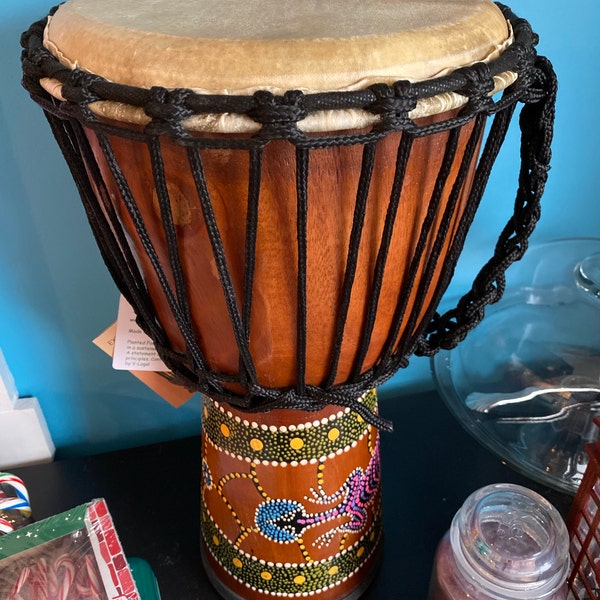 Djembe Standard Paint, 16" Tall 8" Head, 20" Tall 10" Head, 24" Tall 12 ...