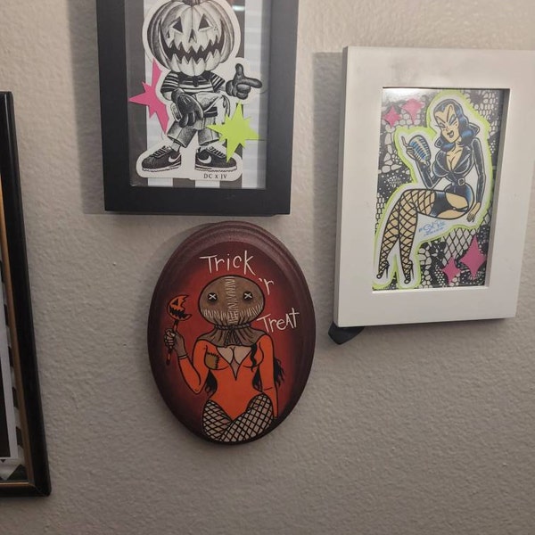 Trick R Treat Female Sam Horror Art - Etsy