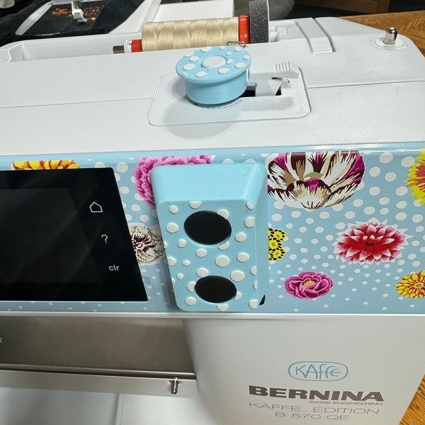 Set: Bernina Kaffe Themed Bobbin and Knob Guard Bernina Special Edition ...