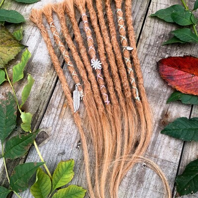 Synthetic Dreadlock Extensions With Luxury Human Hair Ends. Luxury ...