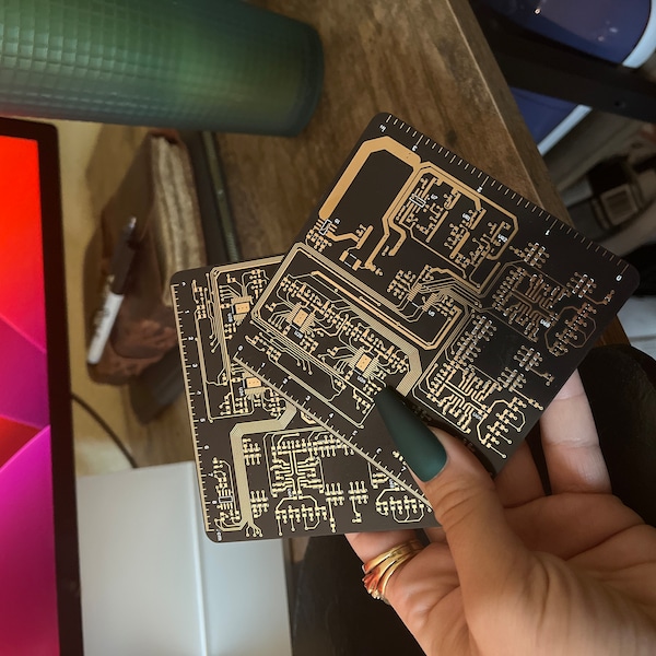 Circuit Board Coasters - Customized Text - Coffee Tea Computer Gift ...