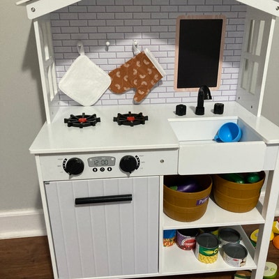 Play Kitchen Stickers Decal Set Mix and Match Fits on Ikea - Etsy