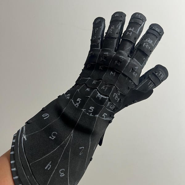 EVA Foam Knight Gauntlet Template - Etsy