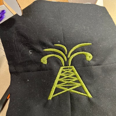 Oil Rig Machine Embroidery Design 3 Sizes - Etsy