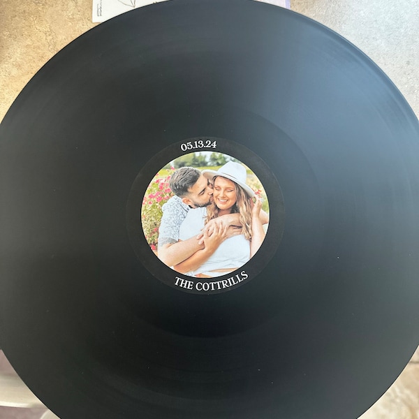 Custom Vinyl Record Label, Custom Wedding Record Label, Custom Record ...