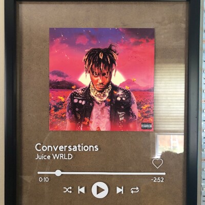 Song Frame Music Frame Personalized Frame Music Plaque - Etsy