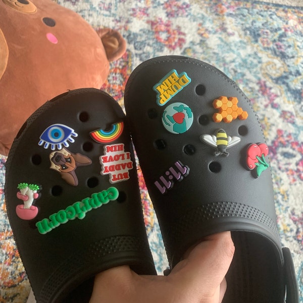 Pink Shoe Charms for Your Crocs, Croc Compatible Clog Accessories, Pink ...