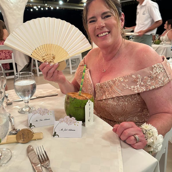 Personalized Custom Sage Green Fabric Fans Wedding Party Favors Gifts ...