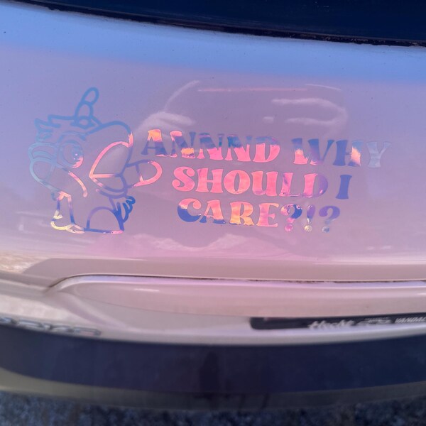Mifffy Bunny Tramp Stamp Decal Cute Car Sticker Cute Bumper Sticker ...