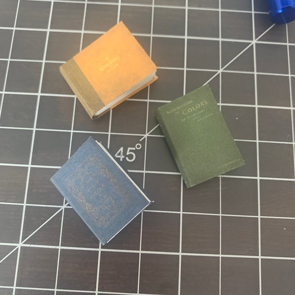 1/6th Scale Mini Book Cover Templates, Mini Books for Reading Journals ...