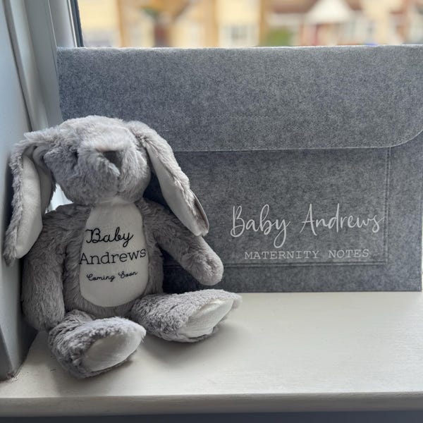 Personalised IVF Maternity Notes Folder / Personalised Pregnancy Notes ...