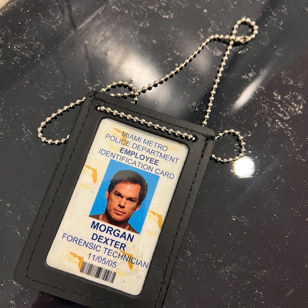 Dexter TV Series Dexter Morgan Miami Metro Laminate I.D. Badge Cosplay ...