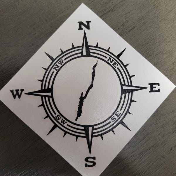 Pennsylvania Hex Compass Decal, Amish Hex Sign, Dutch Compass Wall ...