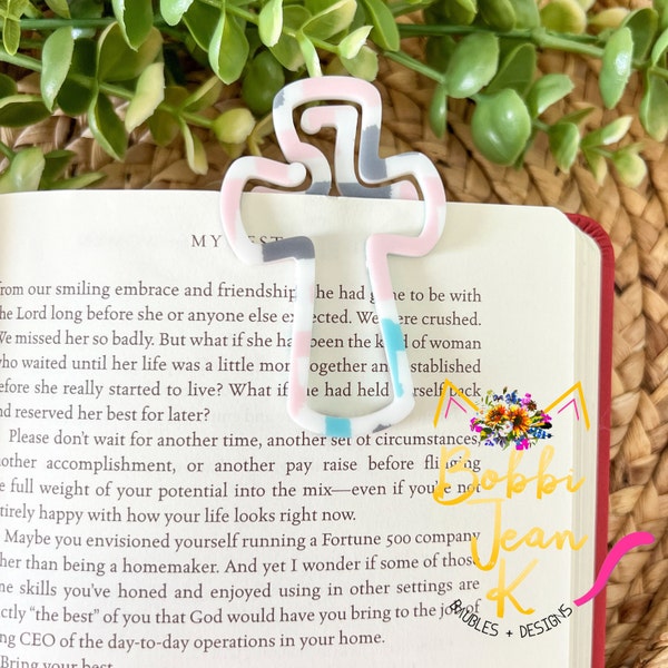 Cross Shaped Bookmark File, Religious Bookmark Laser File, Easter ...
