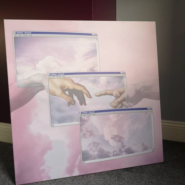 Starry skies - MS Paint Microsoft Windows 95 Vaporwave Aesthetic Room ...