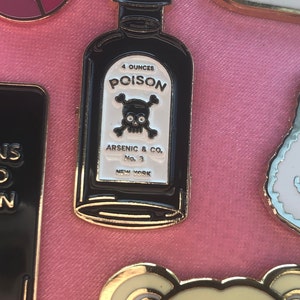 Poison Bottle Soft Enamel Pin // Cute Pin // Pins // Enamel Pin ...