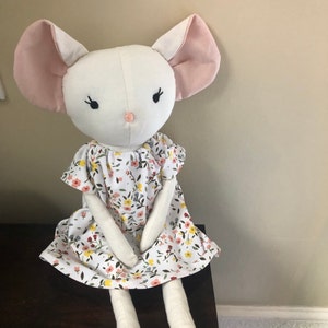 Mouse Sewing Pattern PDF make a Cloth Mouse Doll / Stuffed Animal Toy ...