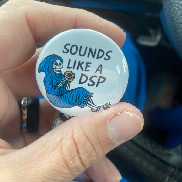 Sounds Like a DSP / NSP Retractable Badge Reel, Funny Night Shift Badge ...