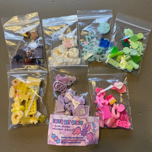 Random Kawaii Flatback Resin Cabochon - Flat Back Cute Charms for ...