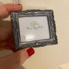 Miniature Round Plaster Frame in 6 Metallic Colours - Etsy