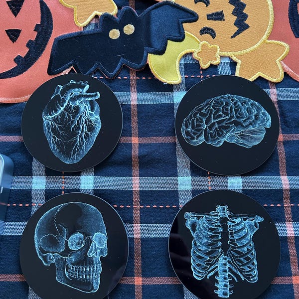 Science Magnets Microscope DNA Test Tubes Beaker Atom Hazard Party ...