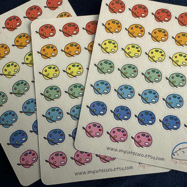 Rainbow Script Planner Stickers Remember Font Icons for Planners ...